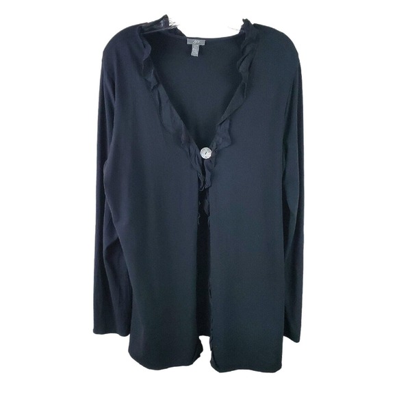 J. Jill | Sweaters | Jjill Cardigan Womens Xl Black Long Sleeve Dolman ...